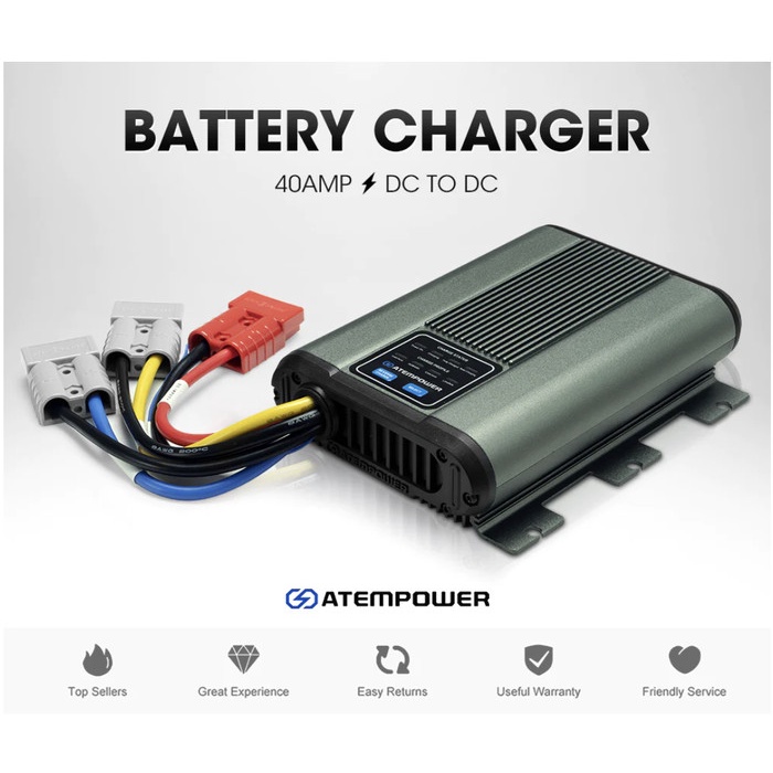 Jual DC to DC Charger plus MPPT solar for battery camping campervan ...