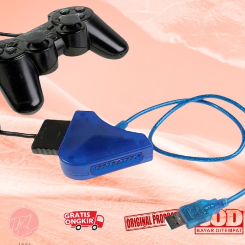 Jual Converter Stick Game USB To PS 2 Player Game PS ke PC Konverter ...