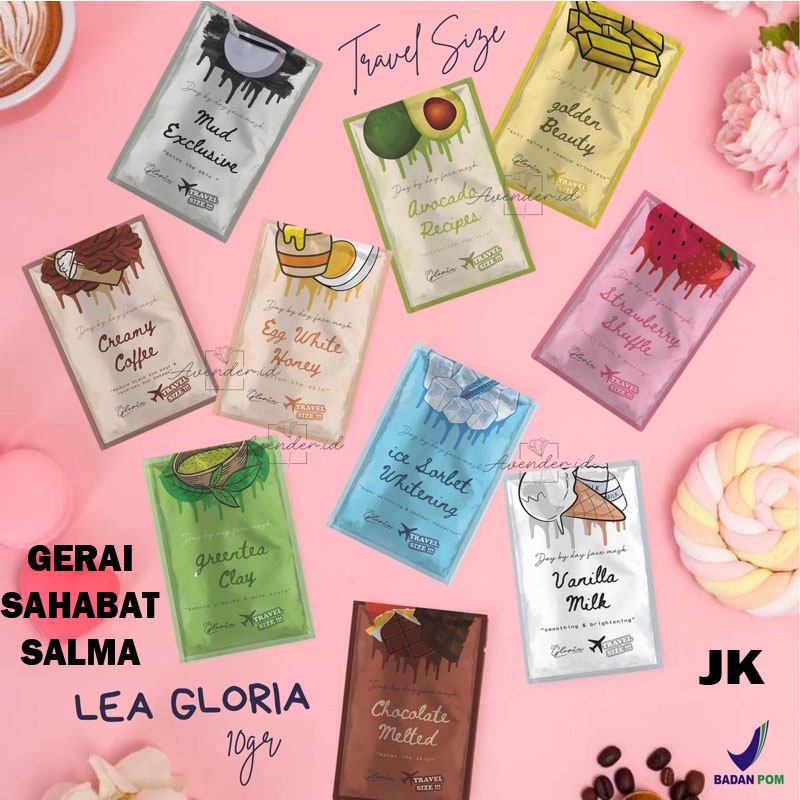 Jual (MLMW) 10GR LEA GLORIA MASKER LEA MASKER LEA GLORIA MASKER ORGANIK ...