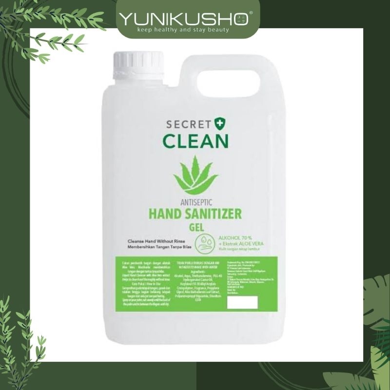 Jual SECRET CLEAN Hand Sanitizer 5 Liter Gel | Shopee Indonesia
