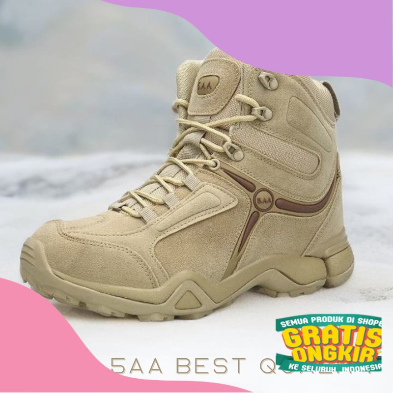 Jual Sepatu Boots Safety Tactical Delta 5AA Satpol pp Polisi Tni Pdl ...