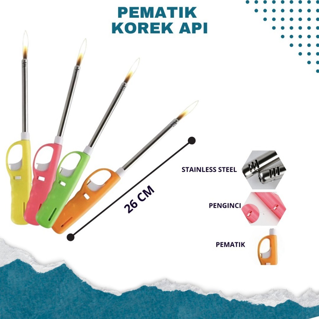Jual Pematik Api Kompor Gas Korek Api Lilin Lighter Elektrik Alat ...