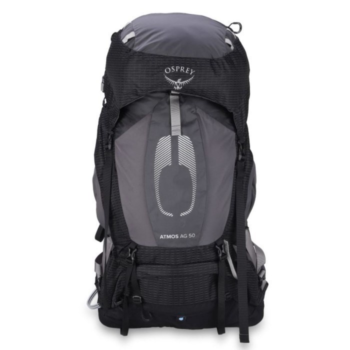 Jual OSPREY ATMOS AG 50 S22 CARRIER tas rucksack backpack - Black garansi OUTLIVE lifetime ...