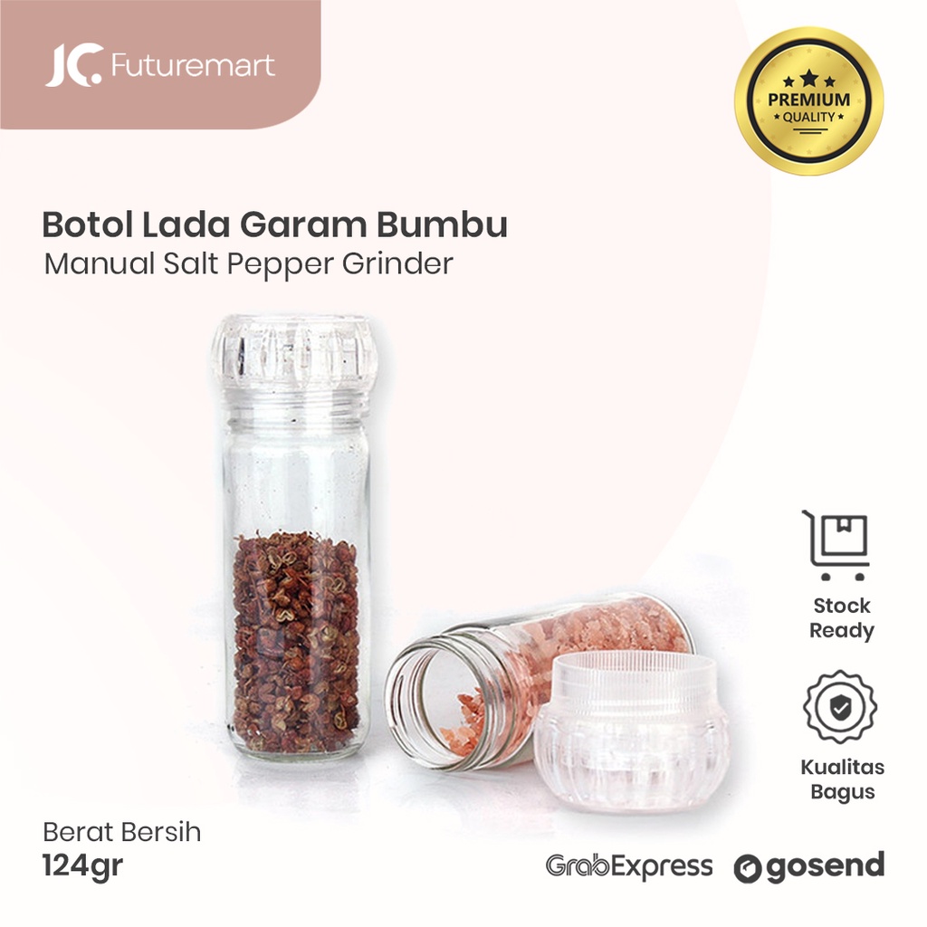 Jual Botol Lada Garam Bumbu | Manual Salt Pepper Grinder - GB2-C5 ...