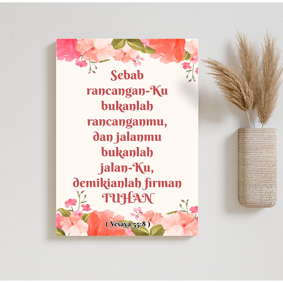 Jual poster kayu yesus aesthetic walldecor rohani kristen / katolik ...