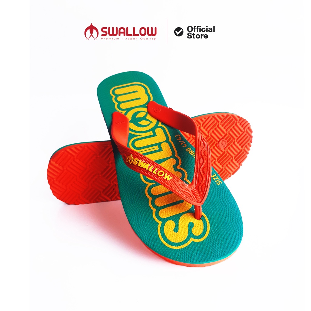 Jual Sandal SWALLOW PREMIUM Modern Fashion Logo [Tosca]. Size 10 - 11.5 ...