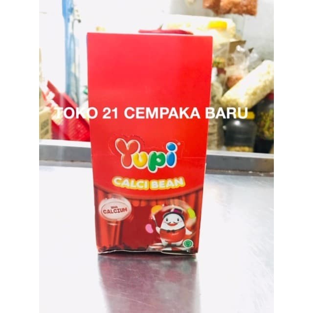 Jual Yupi CALCI BEAN 1 box isi 12 pcs | Permen Yupi Jelly Jeli Murah ...