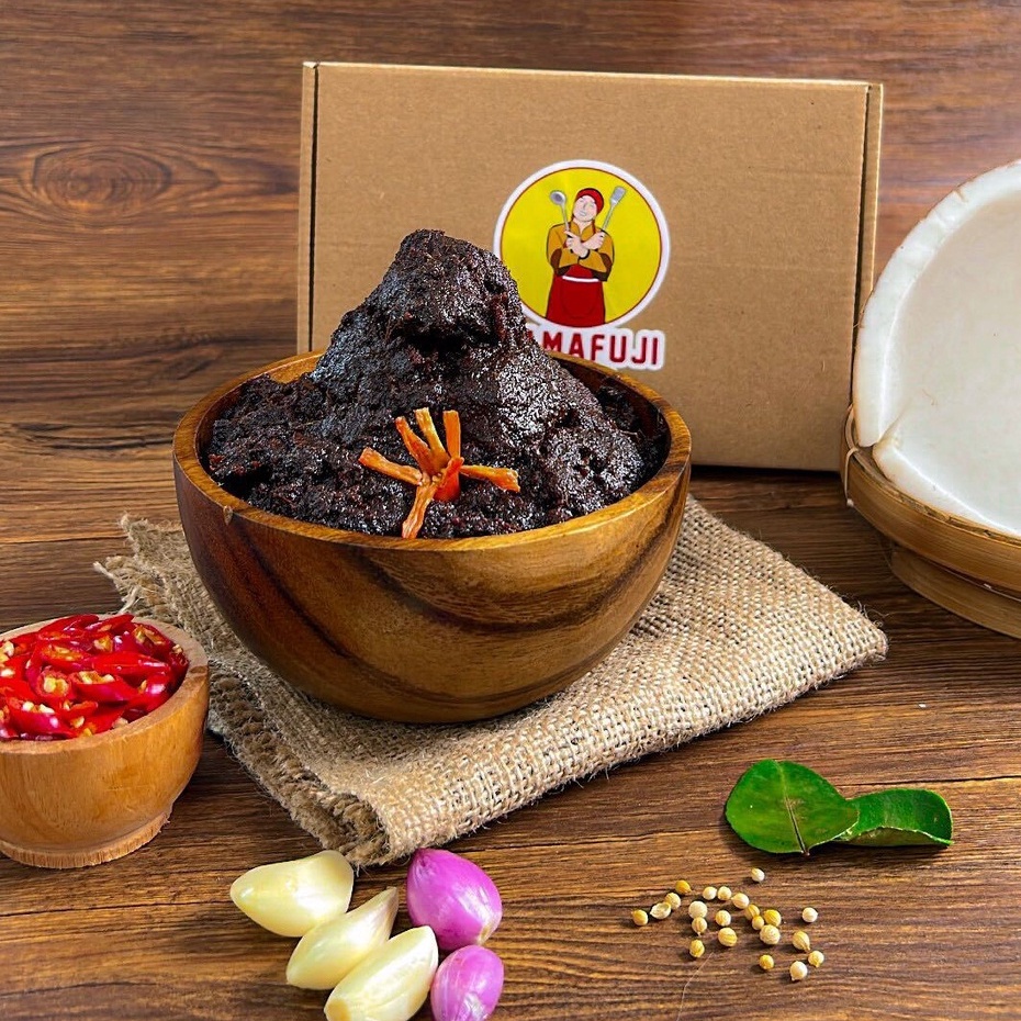 Jual Mamafuji - Rendang Daging 350gr (Mini Size) | Shopee Indonesia