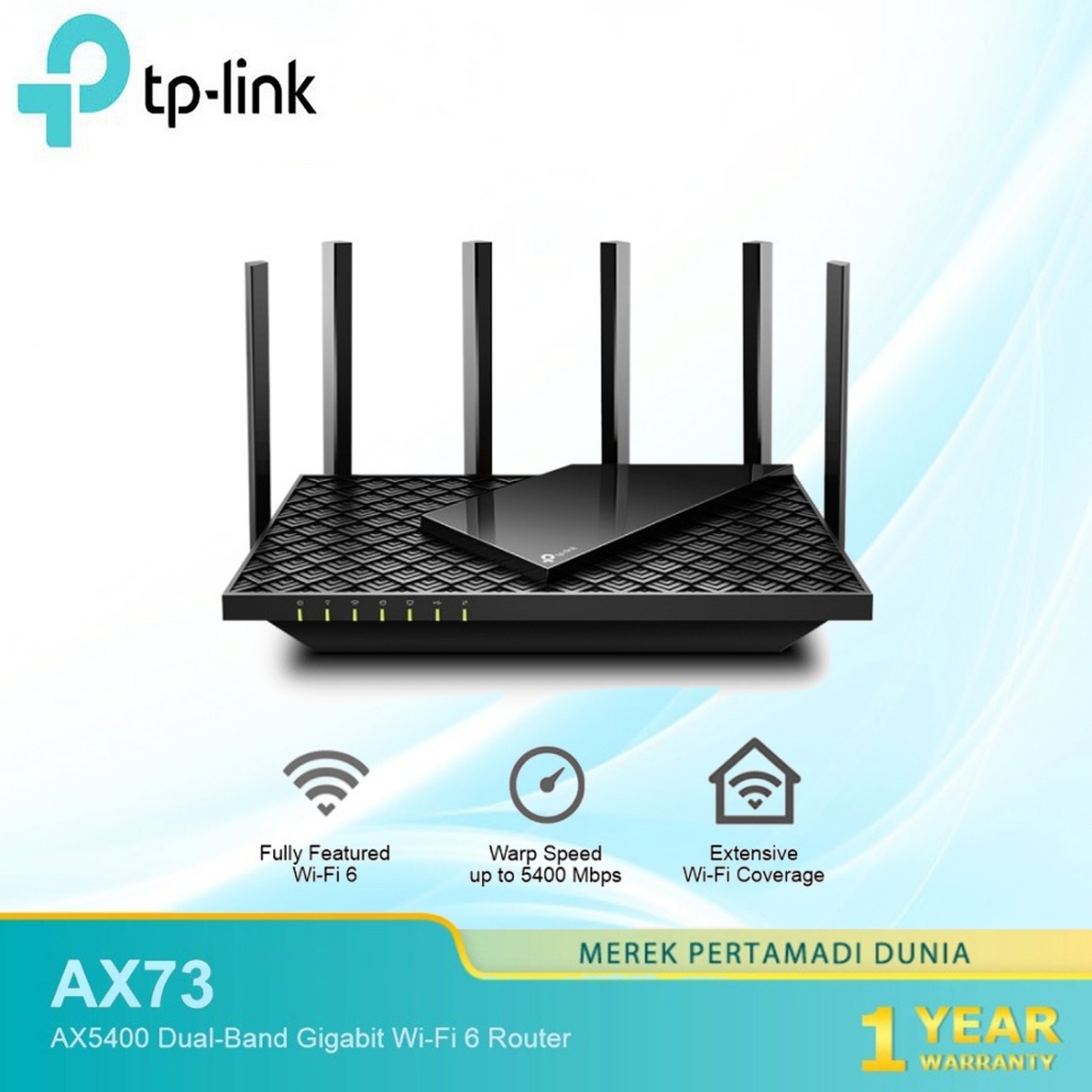 Jual TP-Link Archer AX73 AX5400 Dual-Band Gigabit Wi-Fi 6 Router ...