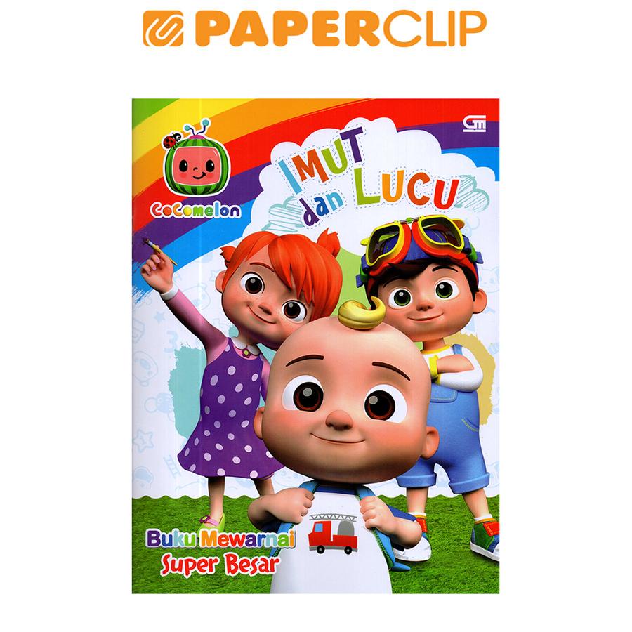 Jual COCOMELON BUKU MEWARNAI SUPER BESAR IMUT & LUCU | Shopee Indonesia