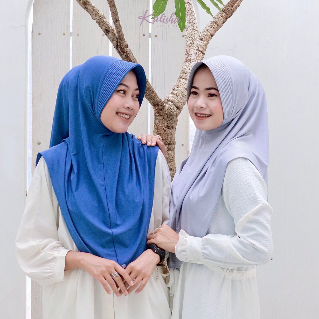 Jual Jilbab Kerudung Hijab Instant Bergo Simple Latifa Jersey Geblus Penguin OOTD Fashion Wanita ...