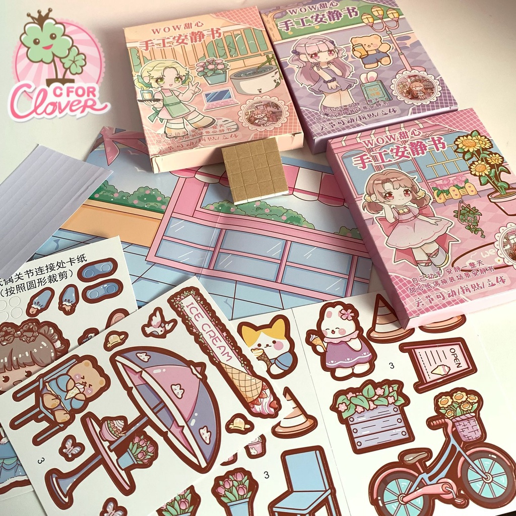 Jual SWEET GIRL DIY DECORATING ROOM paper doll perempuan bp anak cewe ...