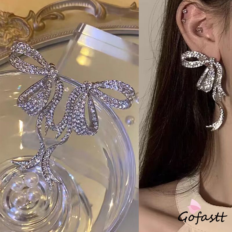 Jual Anting desain khusus Koreaberkibar anting-anting berlian imitasi ...