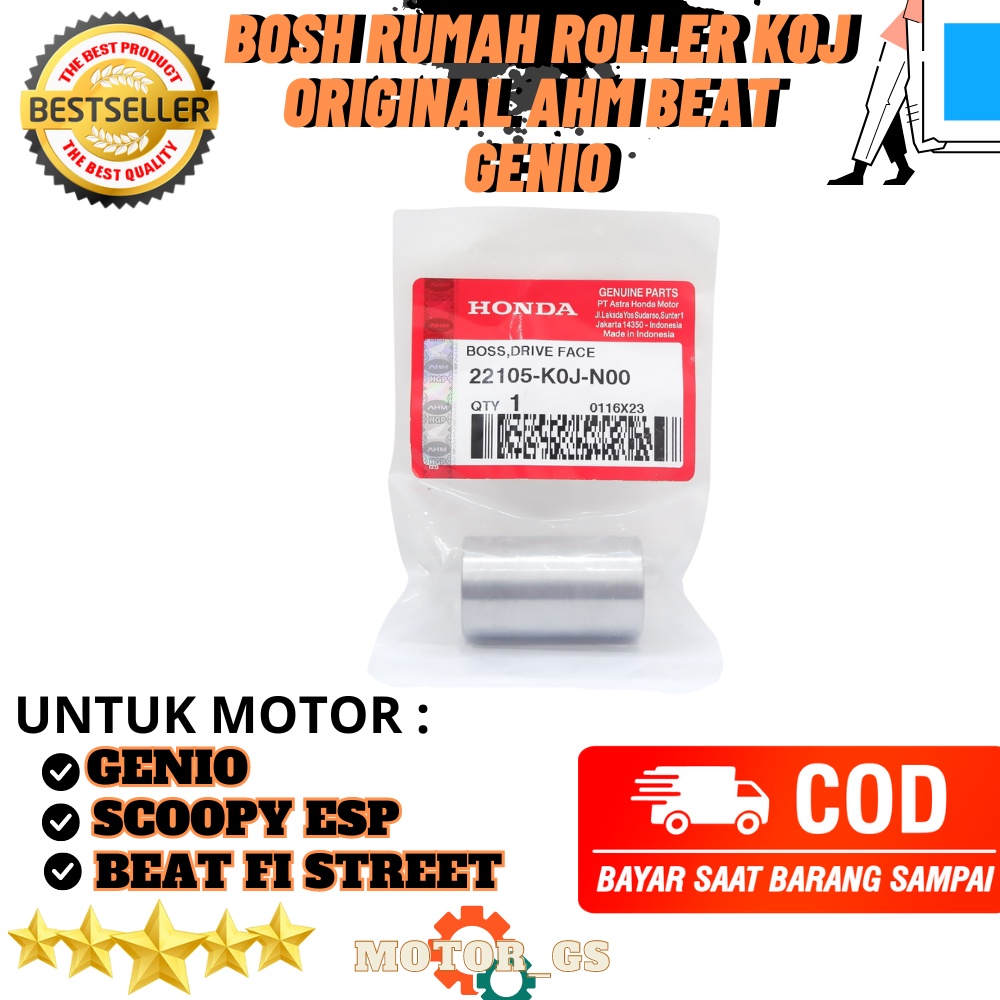 Jual Bosh Rumah Roller Original AHM Honda Beat FI / Genio / Scoopy eSP - 22105-K0J-N00 | Shopee ...