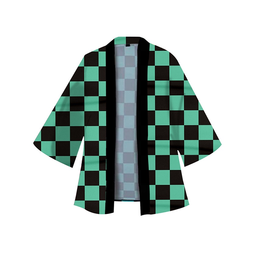 Jual Demon Slayer Anime Cartoon Fashion Men Women Loose Summer Beach ...