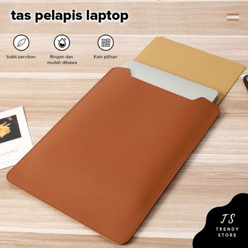 Jual Sarung Laptop Sleeve Macbook Air 13 dan 14 inch Case Kulit Leather ...