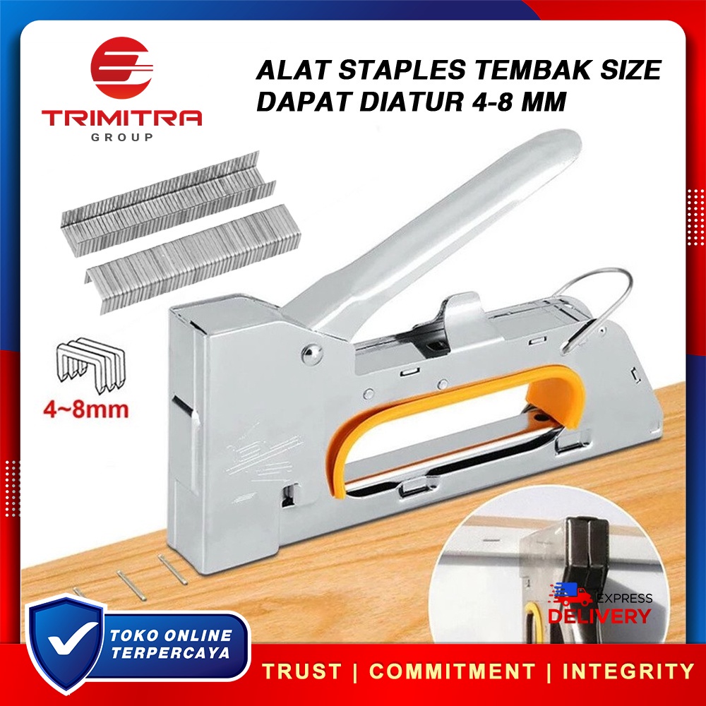 Jual Staples Tembak Staple Gun Tacker Jok Motor Steples Stepler Tembak ...