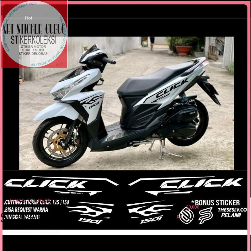 Jual srtiker Striping Cutting Sticker Vario 150/125 LED / old model Click Api | Shopee Indonesia