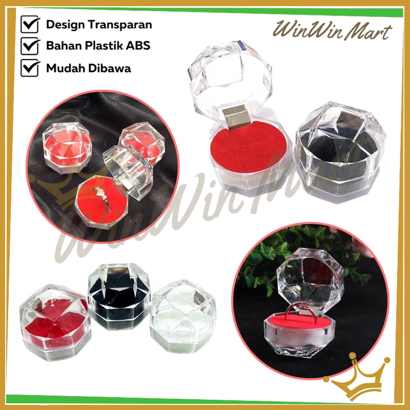Jual Box cincin Mika Kristal Tempat/Box Cincin Tempat Perhiasan Tempat ...
