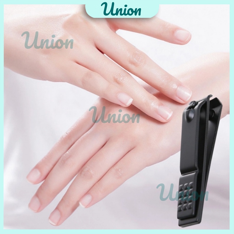 Jual UM Gunting Kuku Stainless Hitam Lurus / Gunting Kuku Jumbo ...