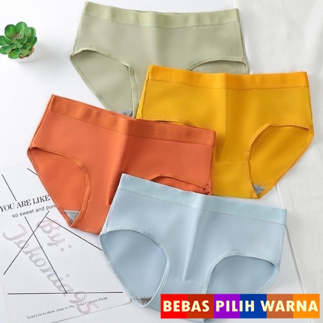 Jual Celana Dalam Seamless Mid Waist CD Polos Premium Import 014 ...