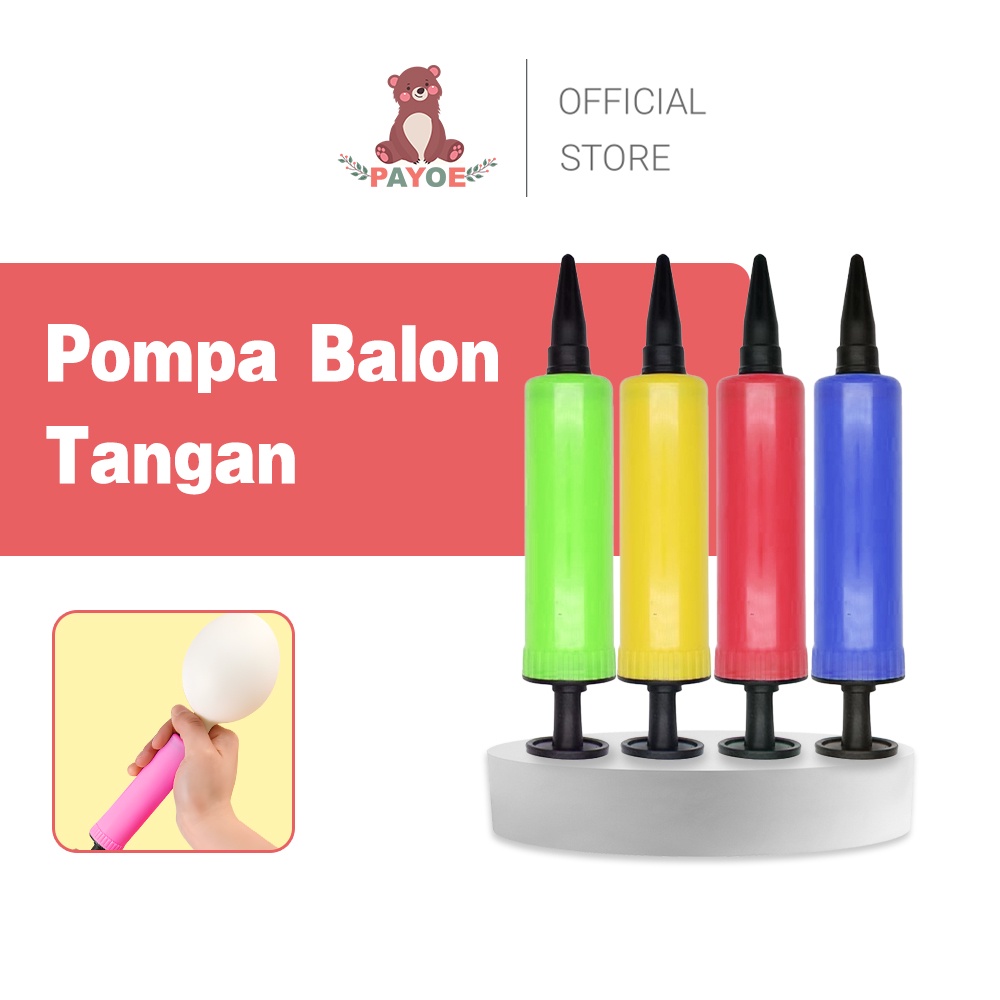 Jual PAYOE Pompa Balon Tangan Manual Mini Pompa Tangan Kecil Pompa ...