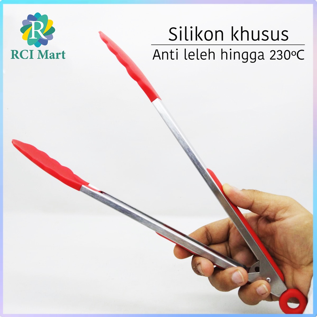 Jual Capitan Silikon Tongs Daging Makanan Heat-Resistant Jepitan - RCI ...