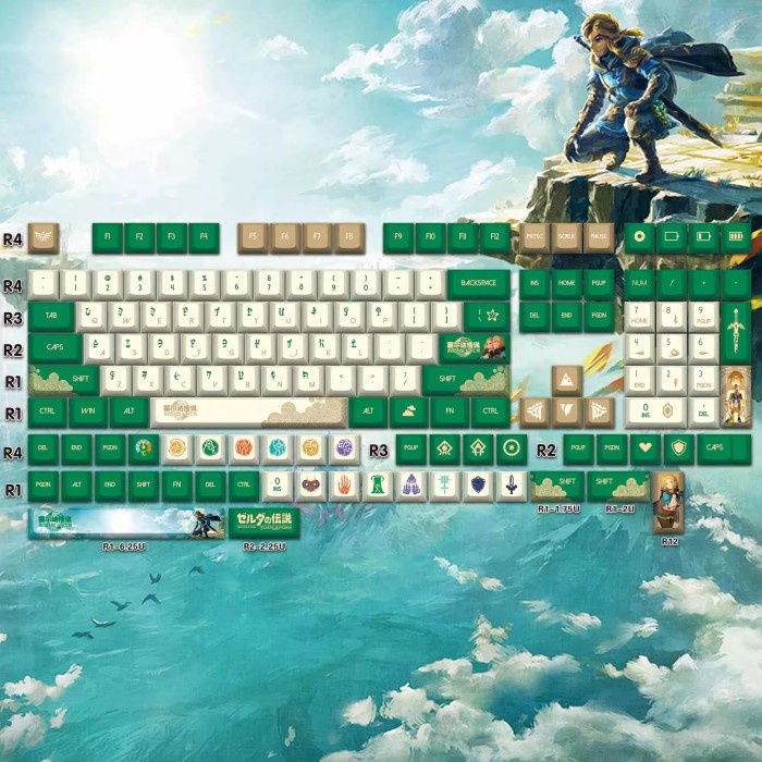 Jual Keycaps Mechanical Keyboard Anime Games Zelda | Shopee Indonesia