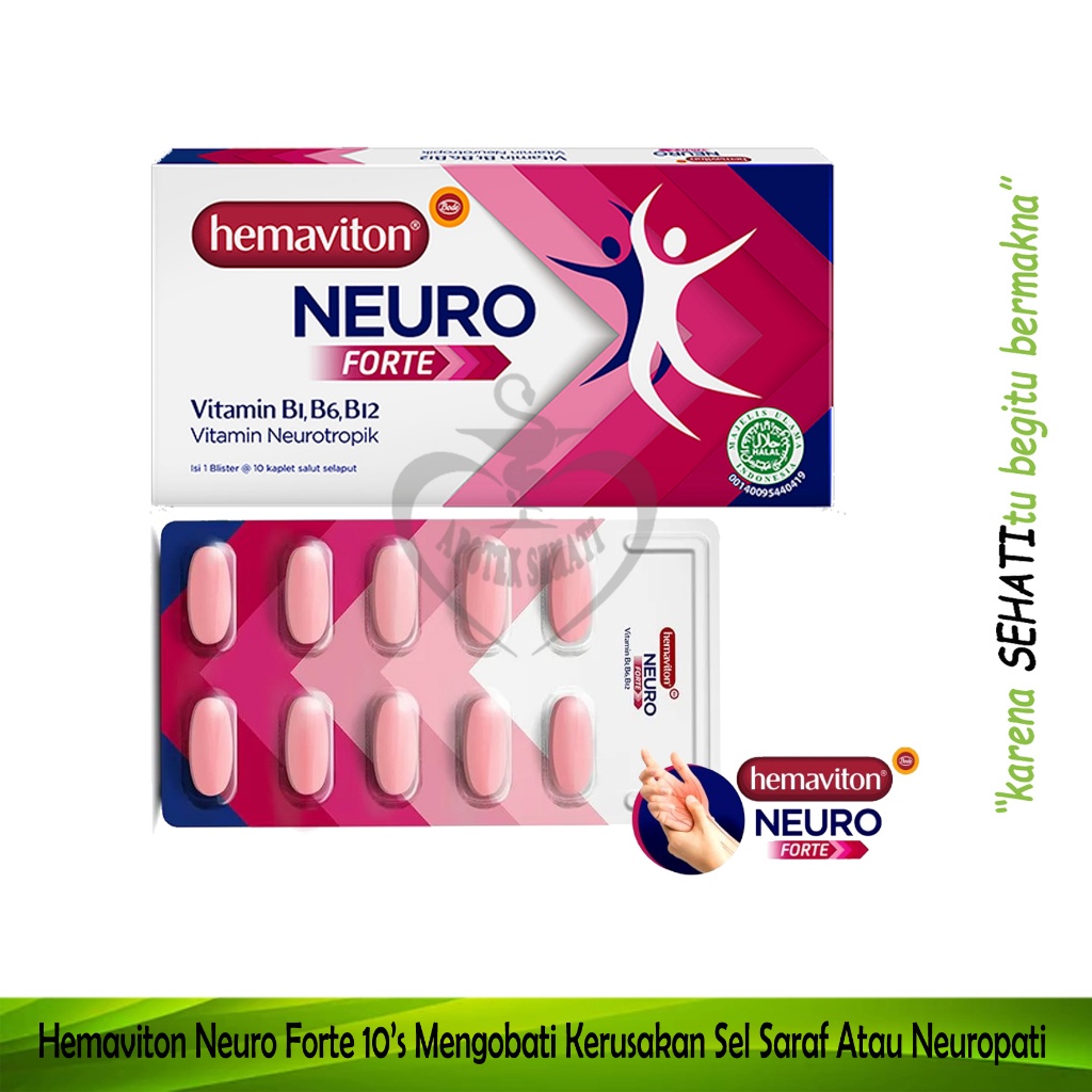 Jual Hemaviton Neuro Forte Kaplet Multivitamin | Shopee Indonesia