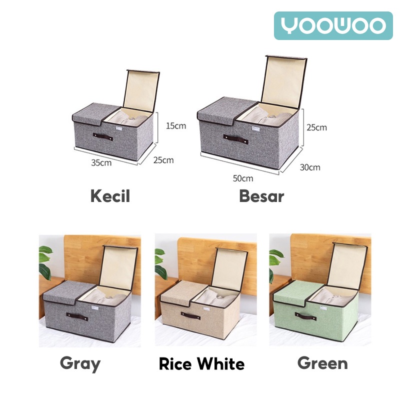 Jual YooWoo Storage Box / Organizer Container / Kotak Penyimpanan Baju ...