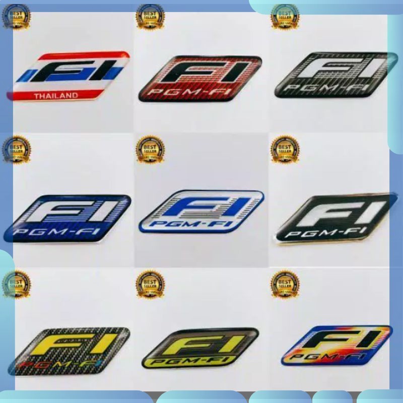 Jual STIKER emblem logo fi pgm fi honda beat vario revo sonic cb150r ...