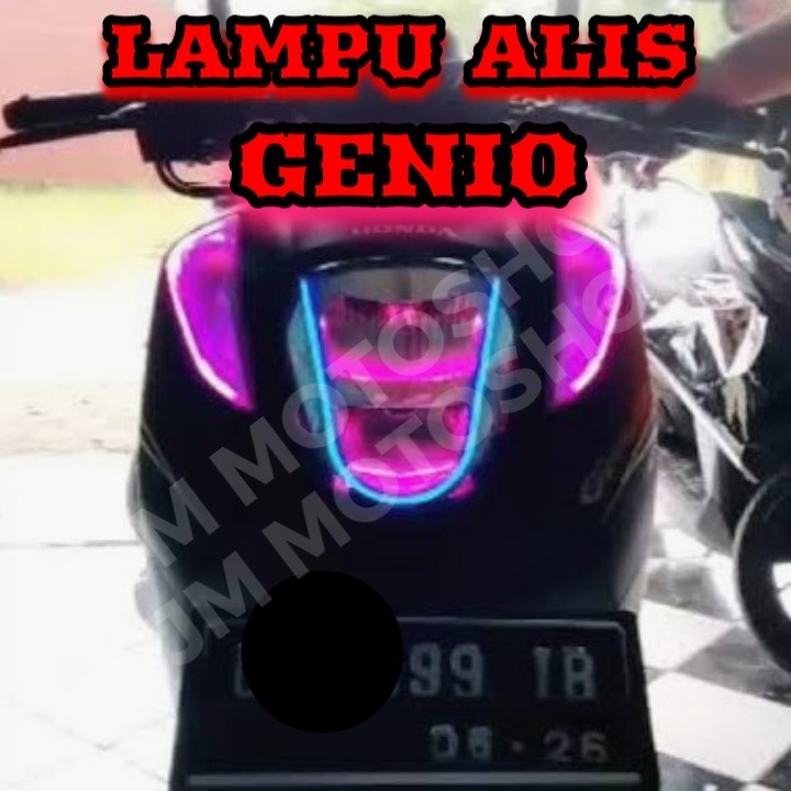 Jual SEPAKET LAMPU ALIS LED DRL HONDA GENIO BONUS DEVIL EYES AKSESORIS ...