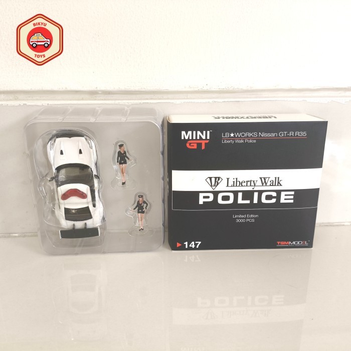 Jual Mini GT 147 1:64 Nissan GTR R35 LBWK Police Liberty Walk LB Works ...