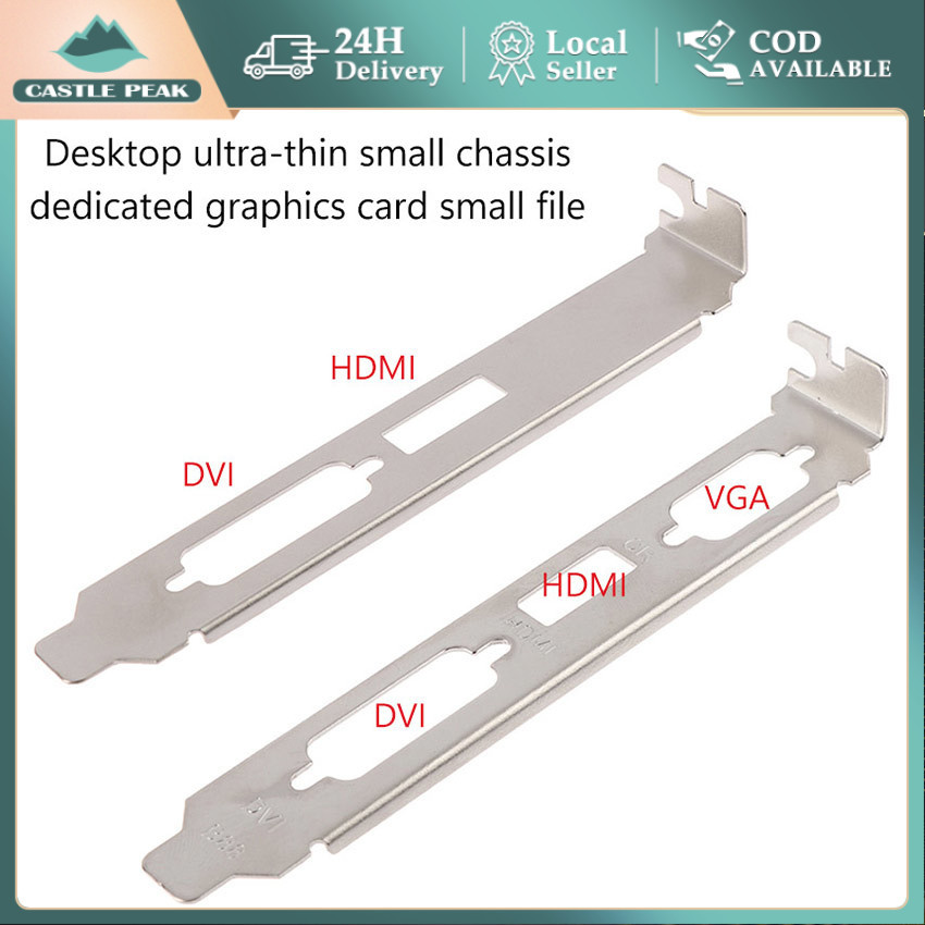 Jual Braket VGA HDMI DVI -Bracket VGA Card / Plat Vga Panjang untuk PC ...