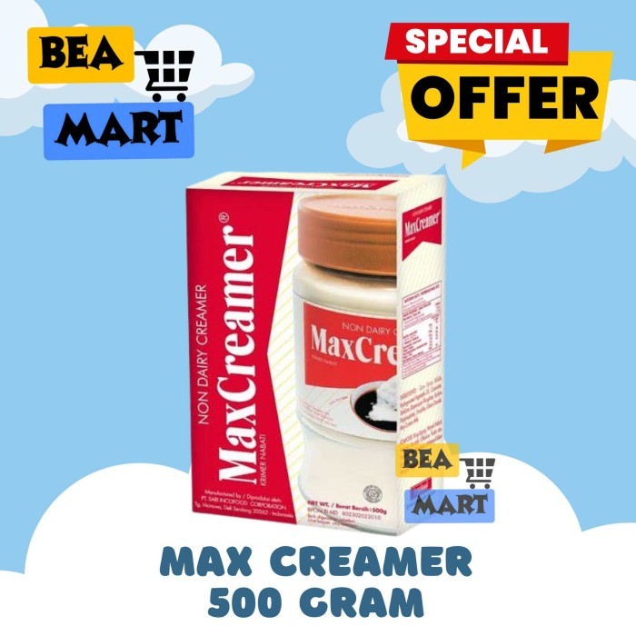 Jual Krimer Bubuk MAX CREAMER 500 gr | Non Dairy Creamer | Krimer ...