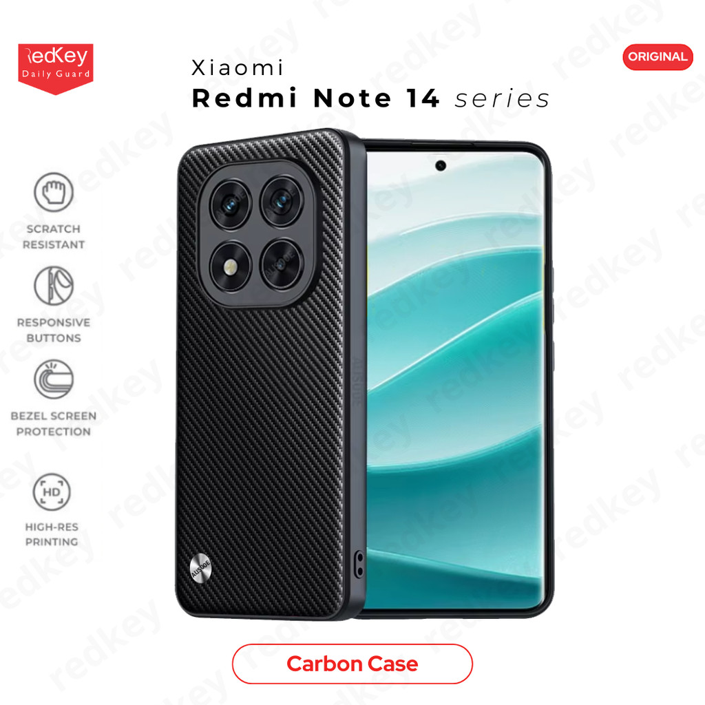 Jual Redkey Case Redmi Note 14 Pro 5G Plus + Carbon Softcase | Shopee ...