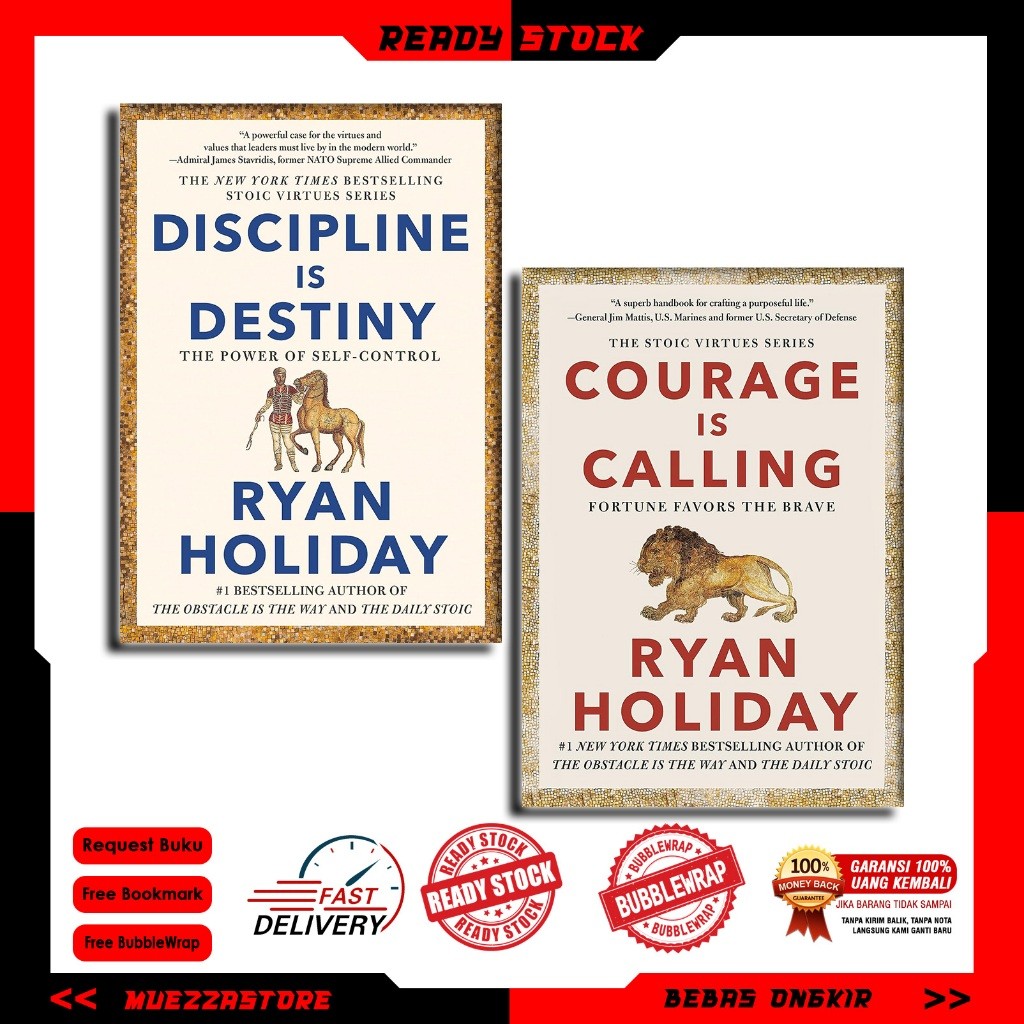Jual Buku Courage Is Calling | Discipline Is Destiny by Ryan Holiday ...