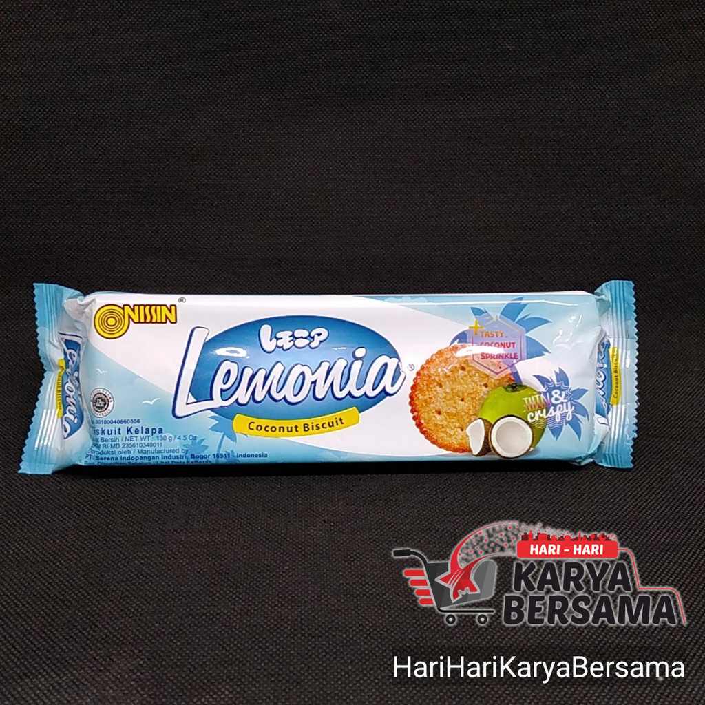 Jual MAKANAN RINGAN BISKUIT NISSIN LEMONIA COCONUT BISCUIT 130GR ...