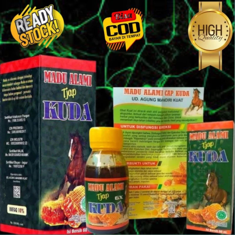 Jual OBAT KUAT Madu Pria Perkasa Super Tonik asli Tjap Kuda 100% ...