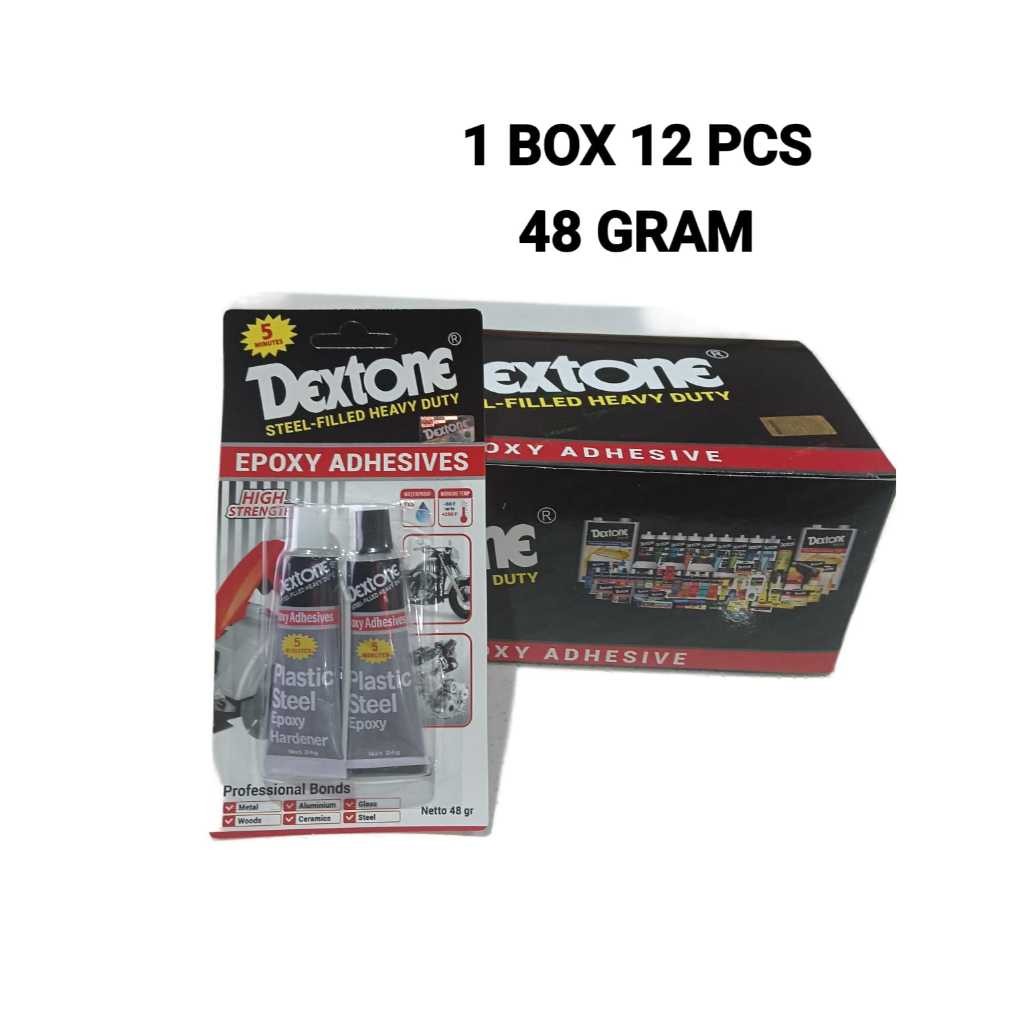Jual GROSIR PAKET USAHA 1 BOX lem dextone 5 MENIT 48GRAM 1 BOX isi 12 ...