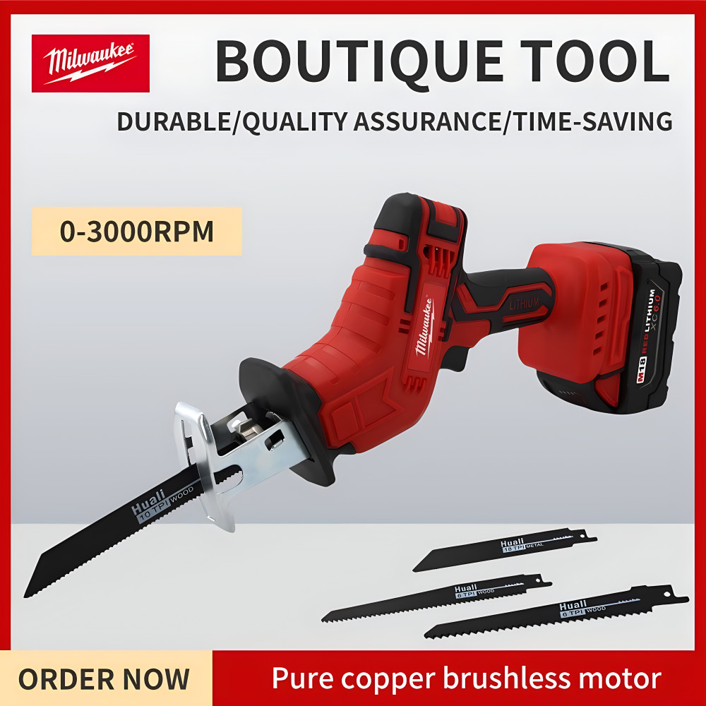 Jual Milwaukee industrial grade saber saw high power Motor tool 0-3000 ...