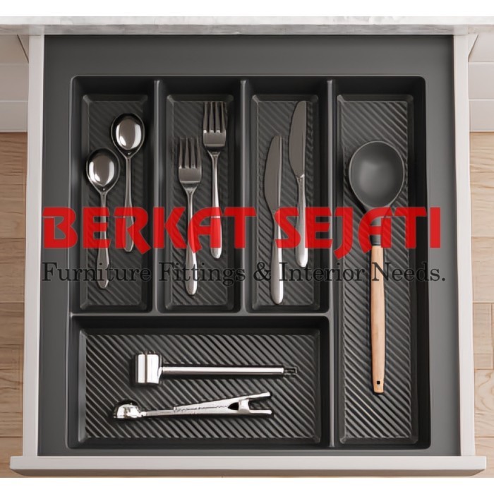 Jual Rak Sendok Garpu VITCO AG 50 Abu Sekat Laci Dapur Alat Tulis ...