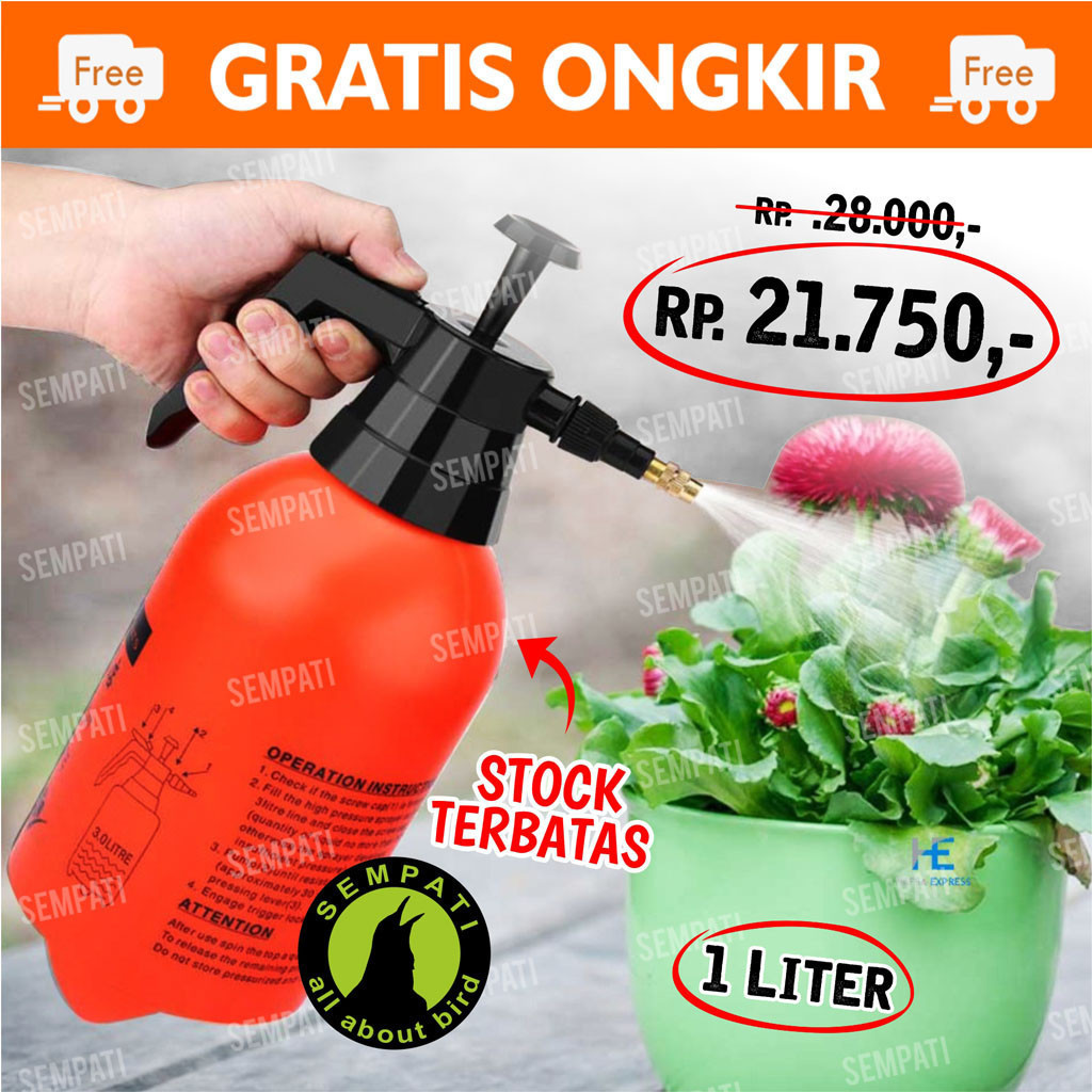 Jual SEMPATI Semprotan Air 1 Liter L Jet Pump Pressure Sprayer ...