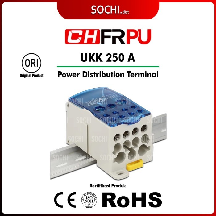 Jual CHFRPU - UKK 250 A Distribution Terminal Block 1 in 11 Out ...