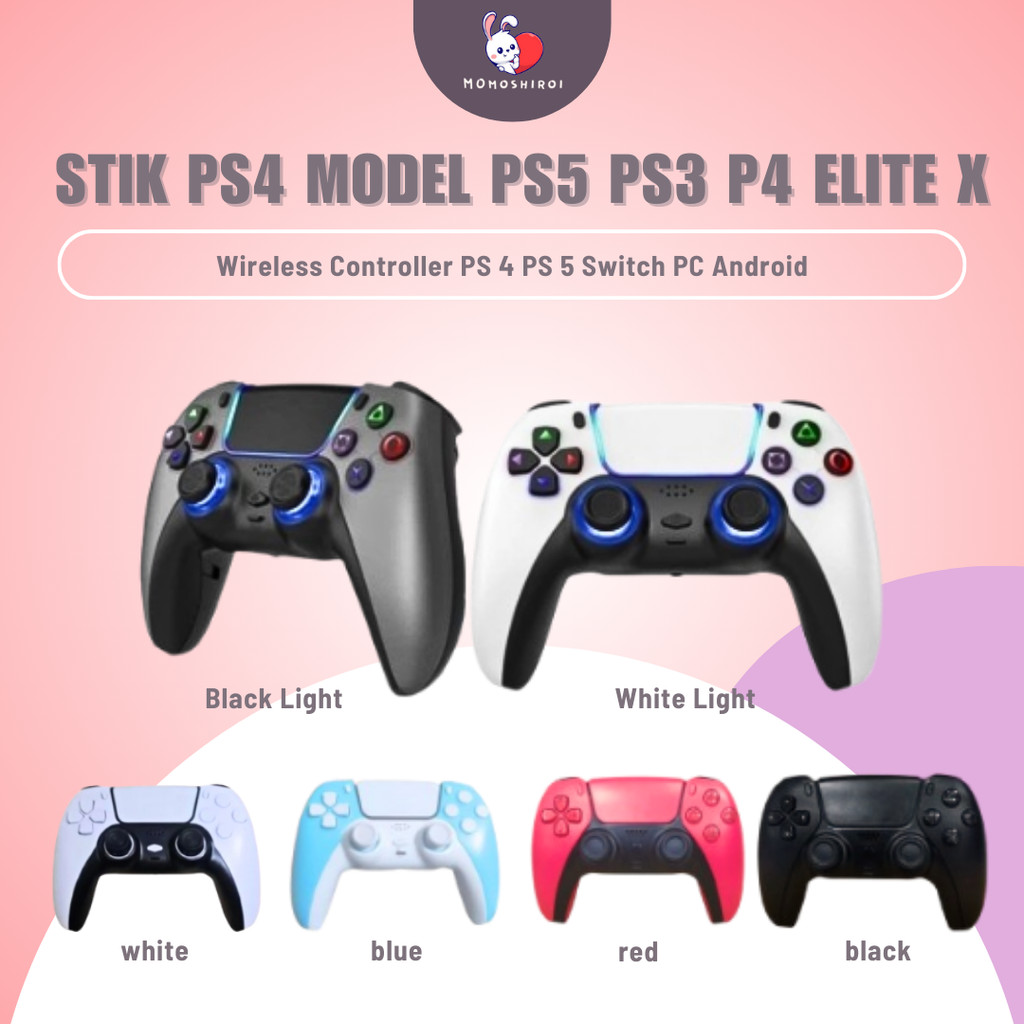 Jual Stik Light PS4 Model PS5 PS3 P4 Elite X Stick New 4 T 411 Wireless ...