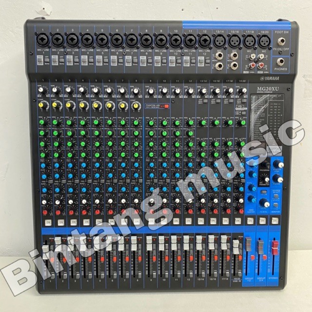 Jual Mixer Yamaha MG 20 XU - 20 Channel / mg 20xu / Mg20 xu / Mg20xu | Shopee Indonesia
