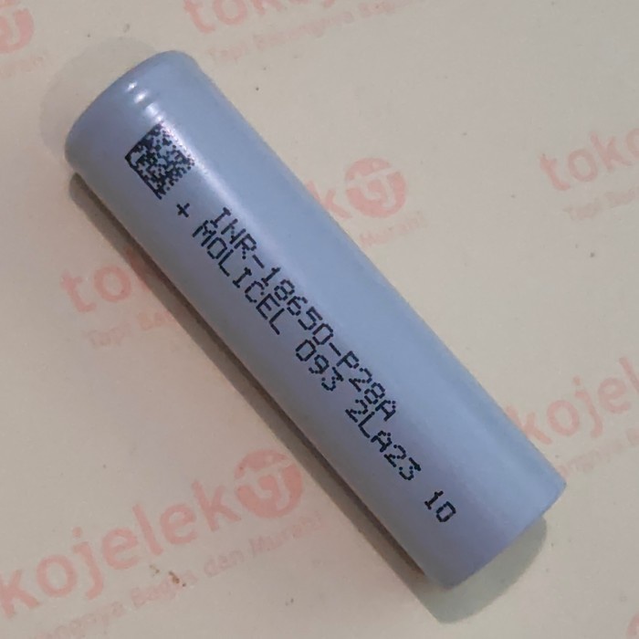 Jual MOLICEL INR-18650-P28A 2800mAh Li-ion 3.6v Flat Top Baru Asli ...