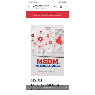 Jual Buku MSDM INTERNASIONAL ORIGINAL - Desy Mardianty - Manajemen ...