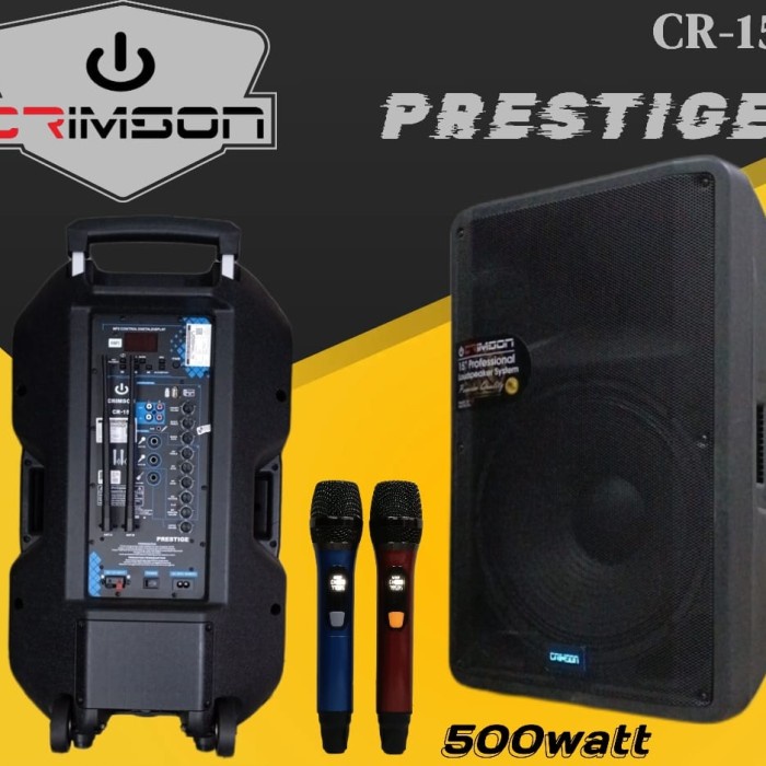 Jual Speaker Portable Wireless Crimson CR 15 Prestige CR15 Prestige 15 ...