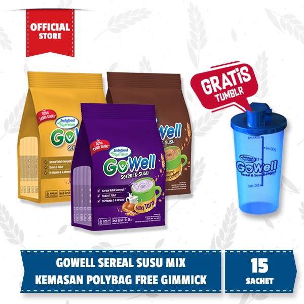 Jual GOWELL REJUV MIX POLYBAG x 3 FREE TUMBLR | Shopee Indonesia